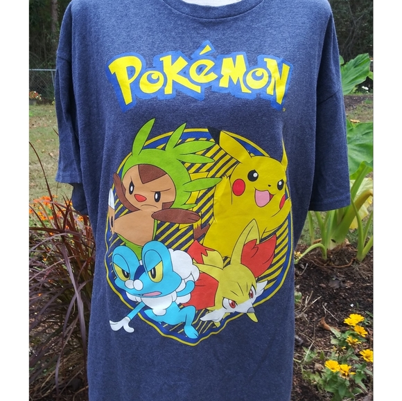 Pokemon | Shirts | Mens Pokemon Blue Graphic Tshirt Xl | Poshmark